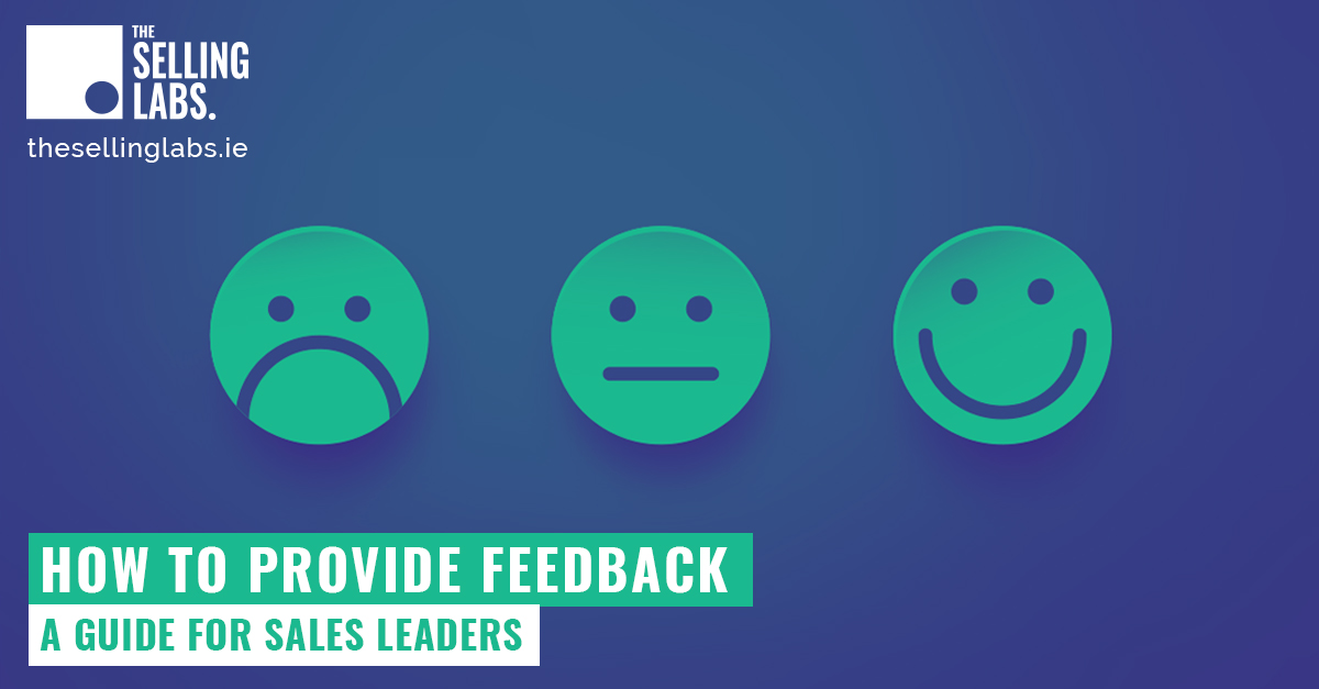 How To Provide Feedback - A Guide For Sales Leaders